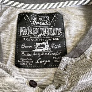 Shirts | Broken Threads Gray Henley | Poshmark